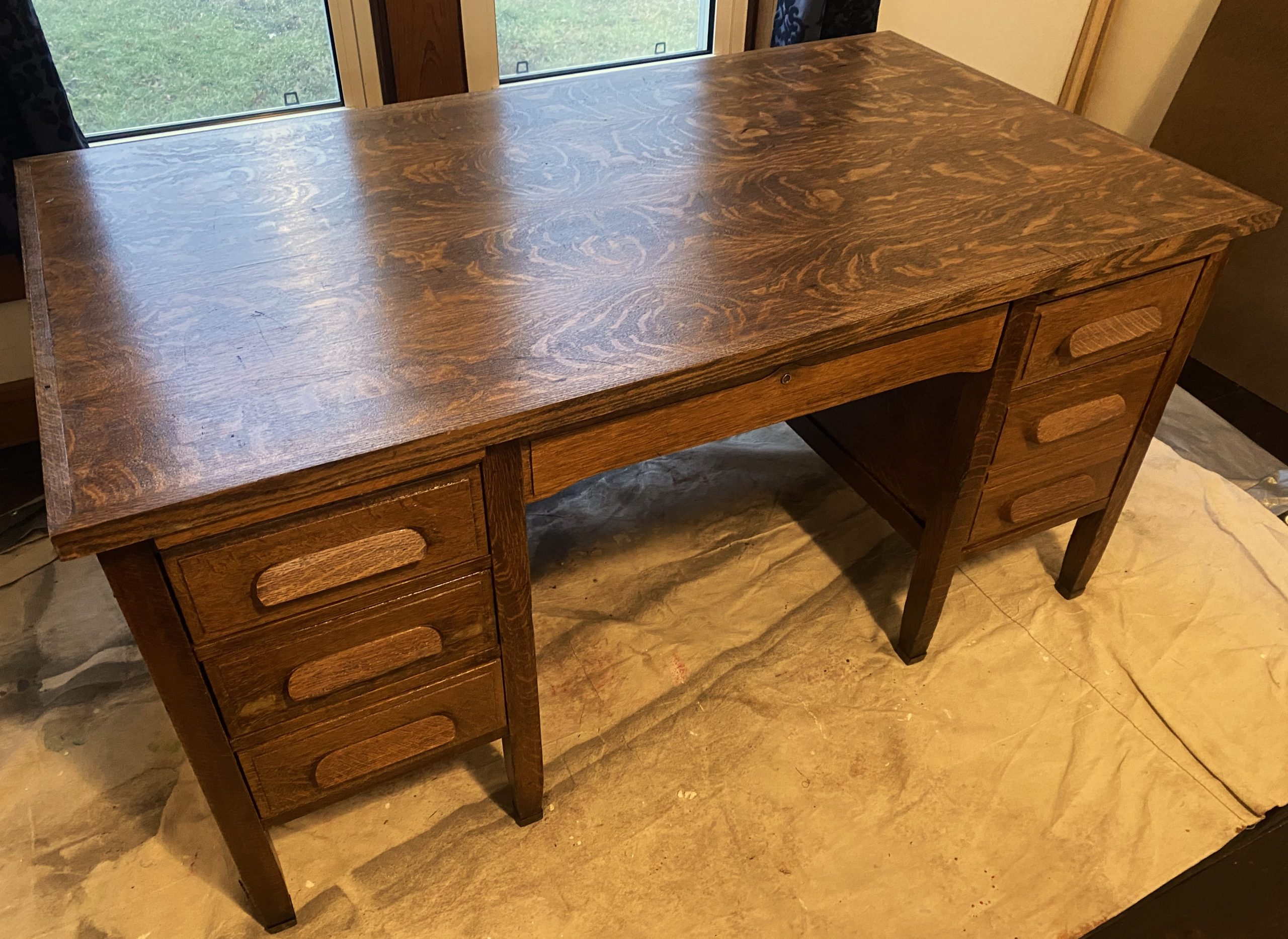 Old Desk Restoration - Our Farmhouse Story